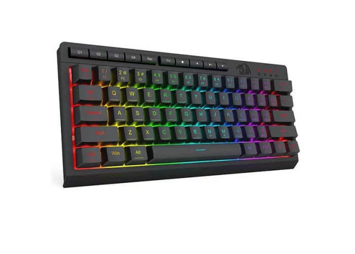 Redragon K522 SHIVA 61 60% RGB Membrane Gaming Keyboard | Wired USB-C ...