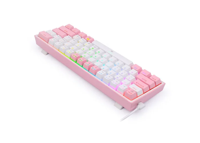 Redragon K617 FIZZ Pink-White gaming Keyboard Price In BD