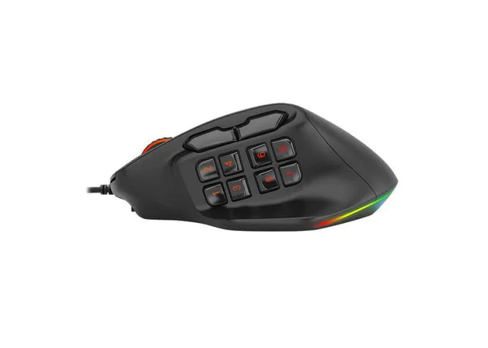 Redragon M811 Aatrox MMO Gaming Mouse | 15 Programmable Buttons | RGB Wired