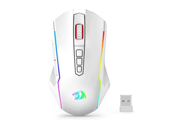 Redragon M914 Wired/2.4G/BT Tri-Mode Gaming Mouse | 9 Programmable Buttons | RGB | 10000 DPI