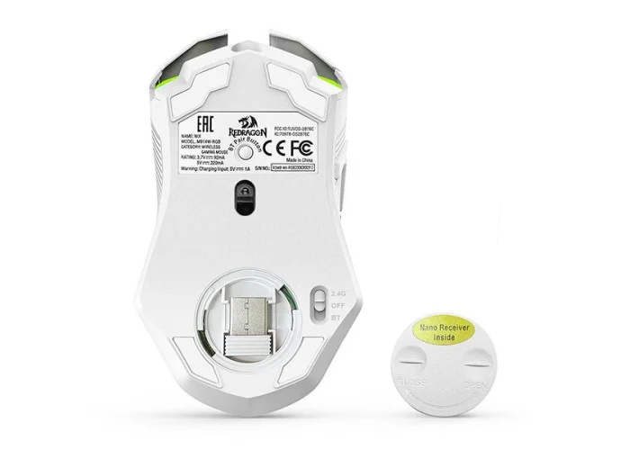 Redragon M914 Wired/2.4G/BT Tri-Mode Gaming Mouse | 9 Programmable Buttons | RGB | 10000 DPI