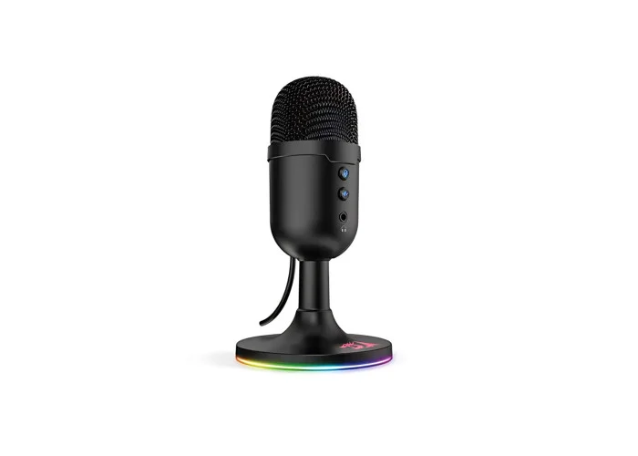 Redragon GM303 Gaming Stream USB Microphone - RGB Lighting, Omnidirectional
